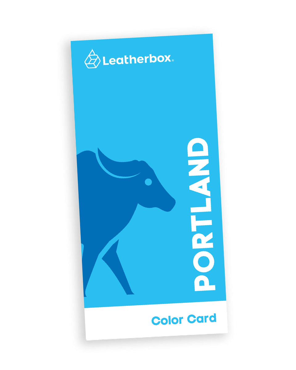 Portland Color Chart | Always order the right leather