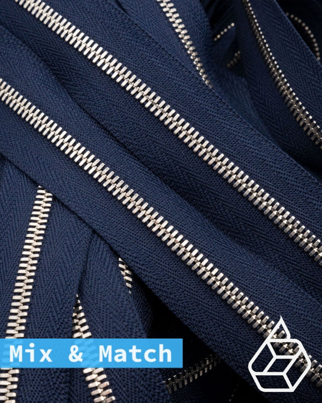 Excella® | Most beautiful YKK silver custom zippers